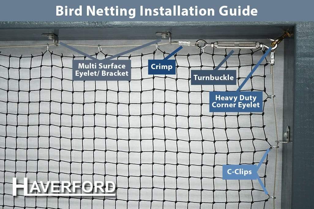 Stainless Steel 9ply Reinforced Commercial Bird Netting – Quatra Netting