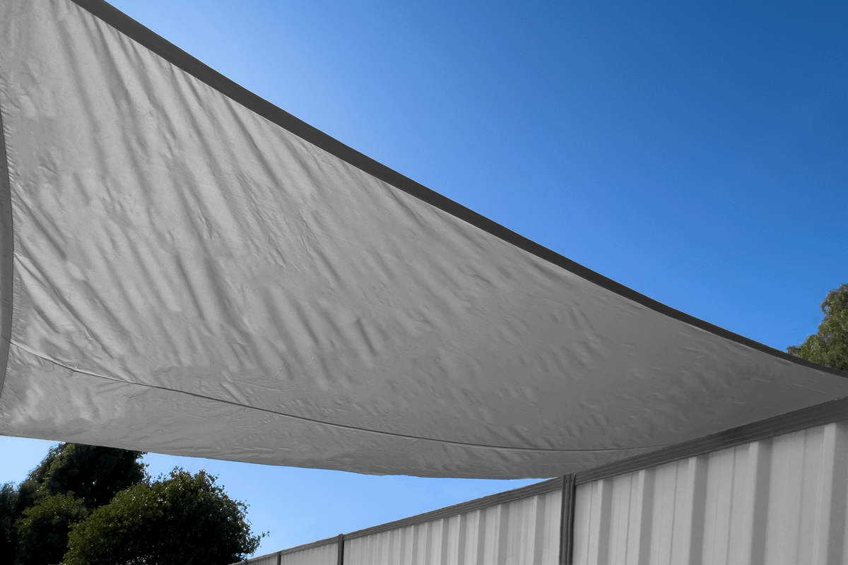 Grey Rectangle Waterproof Shade Sail – Quatra Netting