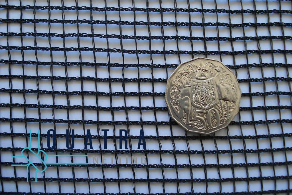 Cross Weave Netting 105GSM : 50m x 5m with Fire Retardant Black ...